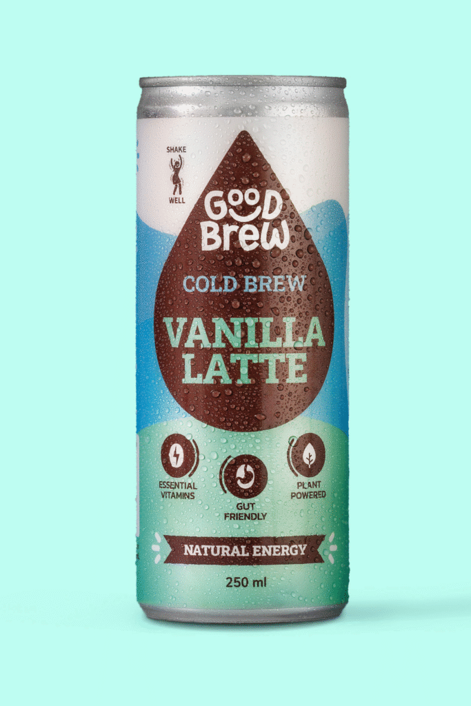 Cold Brew Coffee Vanilla Latte - GoodBrew